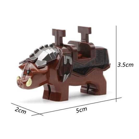 Wild Medieval Battle Boar - LEGO Compatible – The Brick Show Shop