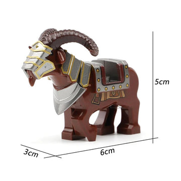 Wild Medieval Battle Goat - LEGO Compatible – The Brick Show Shop