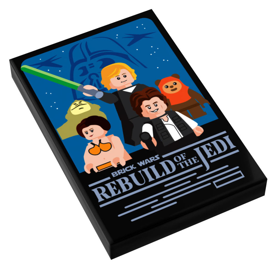 Custom Movie Tiles made using LEGO parts – The Brick Show Shop
