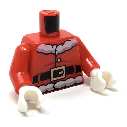 Red Santa Clause Torso w/ White Hands - Official LEGO® Part – The Brick ...