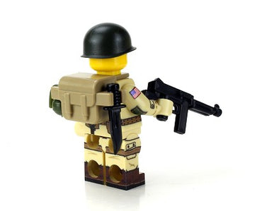 WW2 U.S. Army 82nd Airborne Paratrooper Minifig made with LEGO parts ...