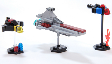 Hex Display Stand for LEGO Minifigures - BrickArms – The Brick Show Shop