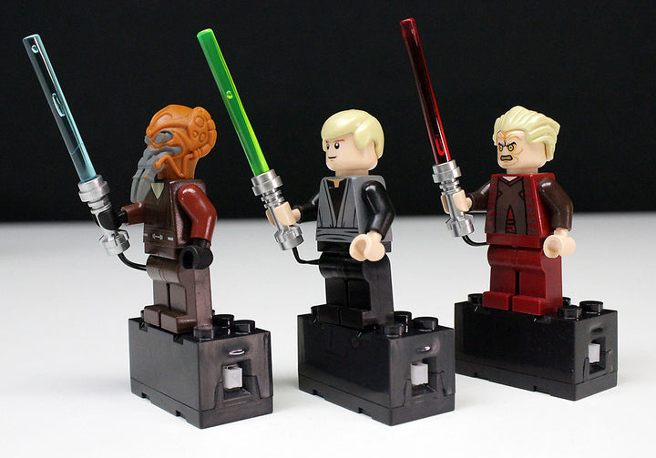 Light-Up Minifigure Lightsaber (Blue) - Custom LEGO – The Brick Show Shop