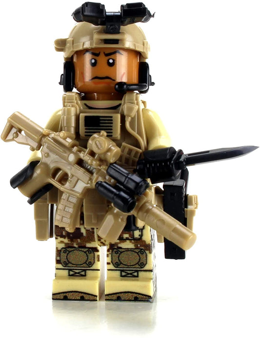 African American Special Forces Soldier - Custom Military Minifig – The ...