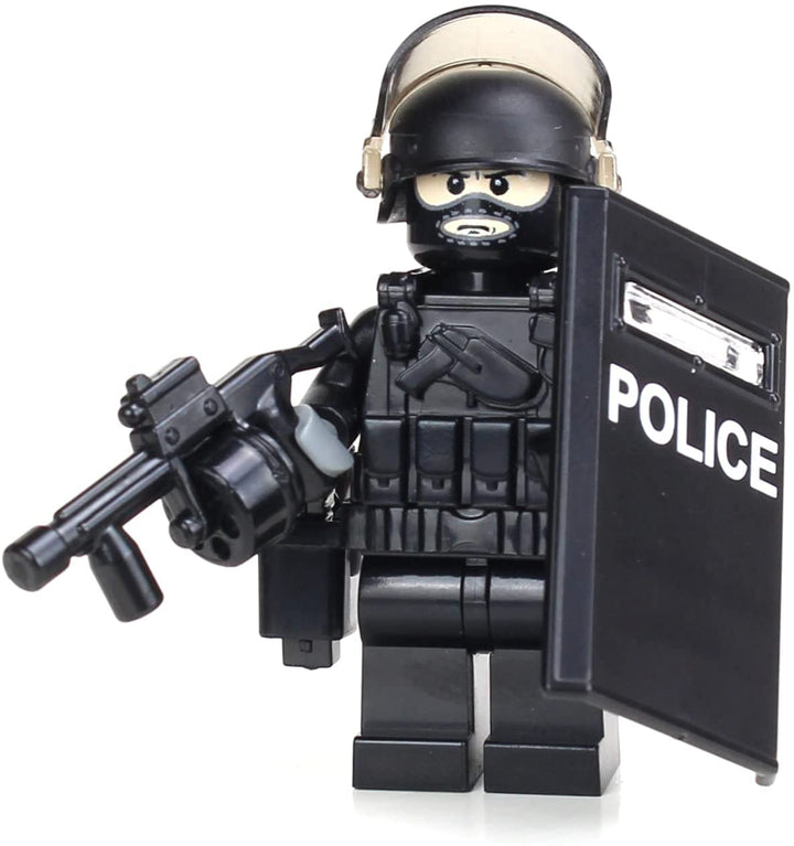 Riot Control Swat Police Officer Minifig made with LEGO parts – The ...