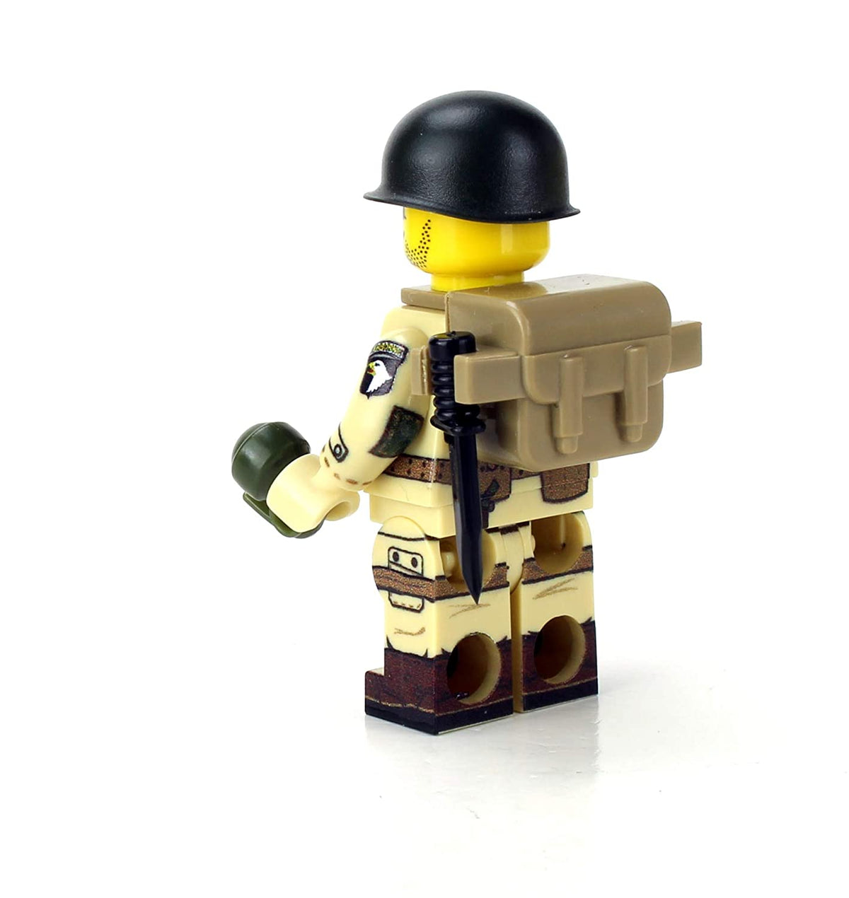 WW 2 U.S. Army 101St Airborne Paratrooper Minifig made with LEGO parts ...