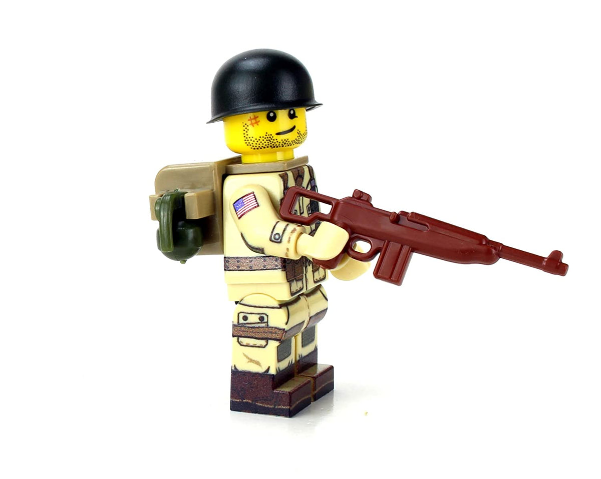 WW 2 U.S. Army 101St Airborne Paratrooper Minifig made with LEGO parts ...