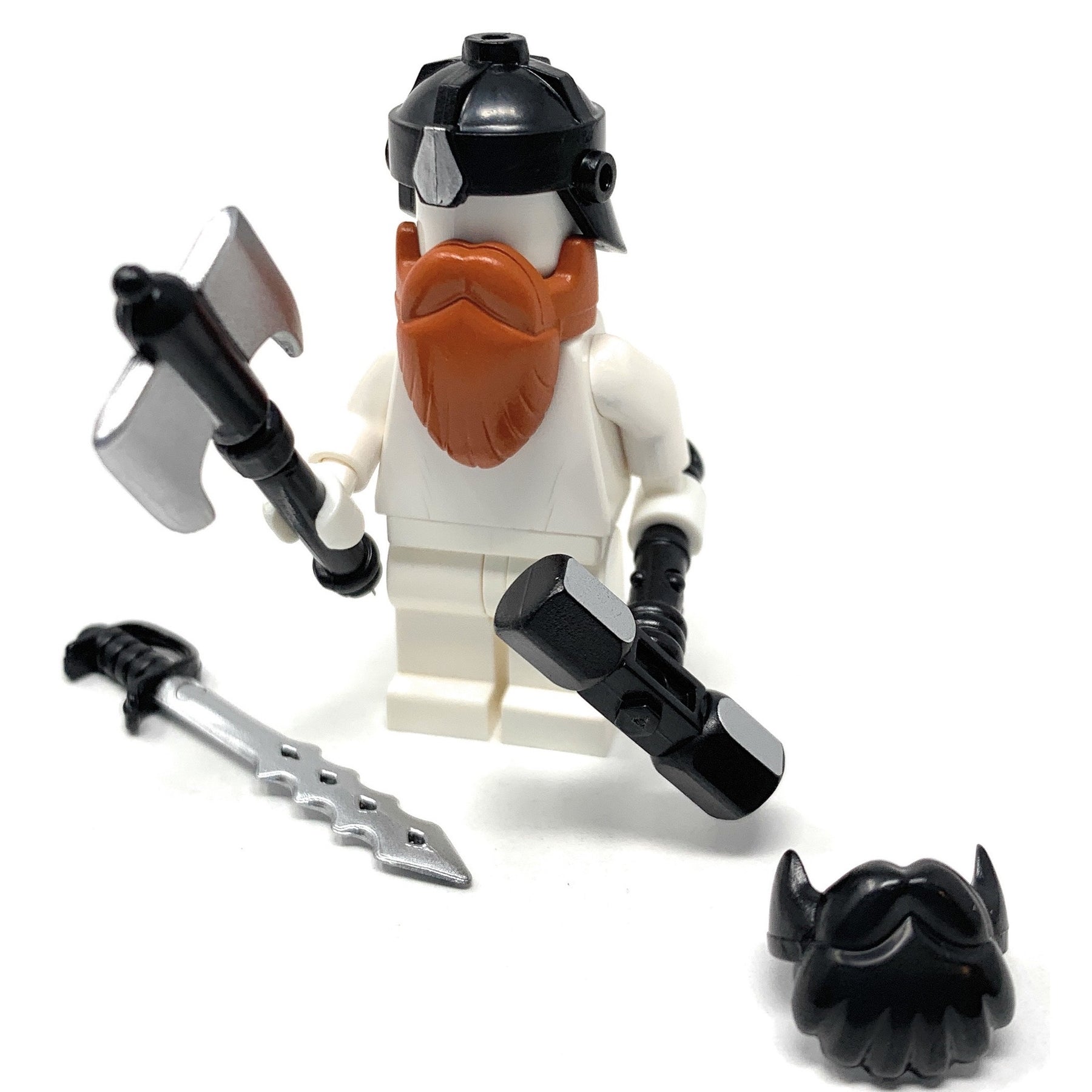 Plunderer - Dwarf Warrior Minifig Pack - BrickForge – The Brick Show Shop