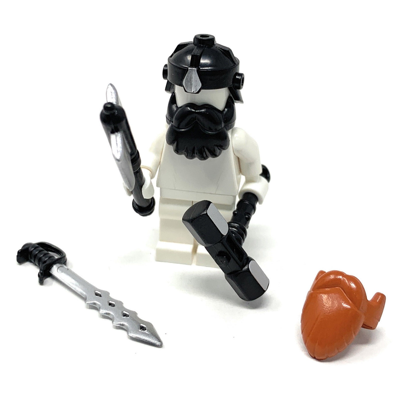 Plunderer - Dwarf Warrior Minifig Pack - BrickForge – The Brick Show Shop
