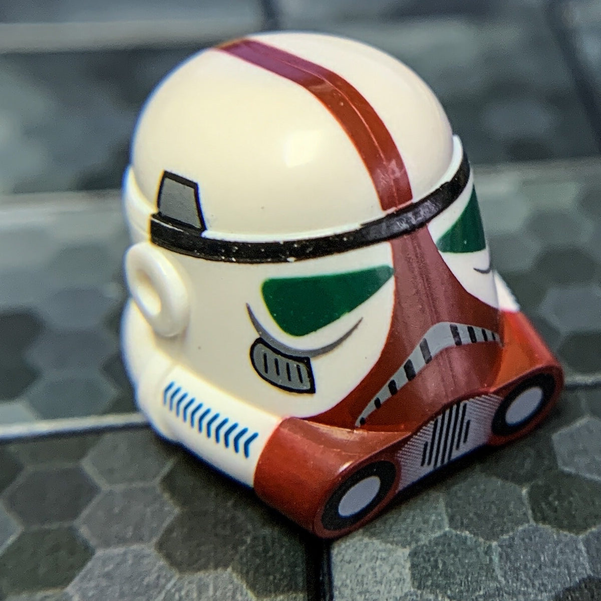 Flame Clone Trooper Helmet (Red, Phase 3) - Clone Army Customs – The ...