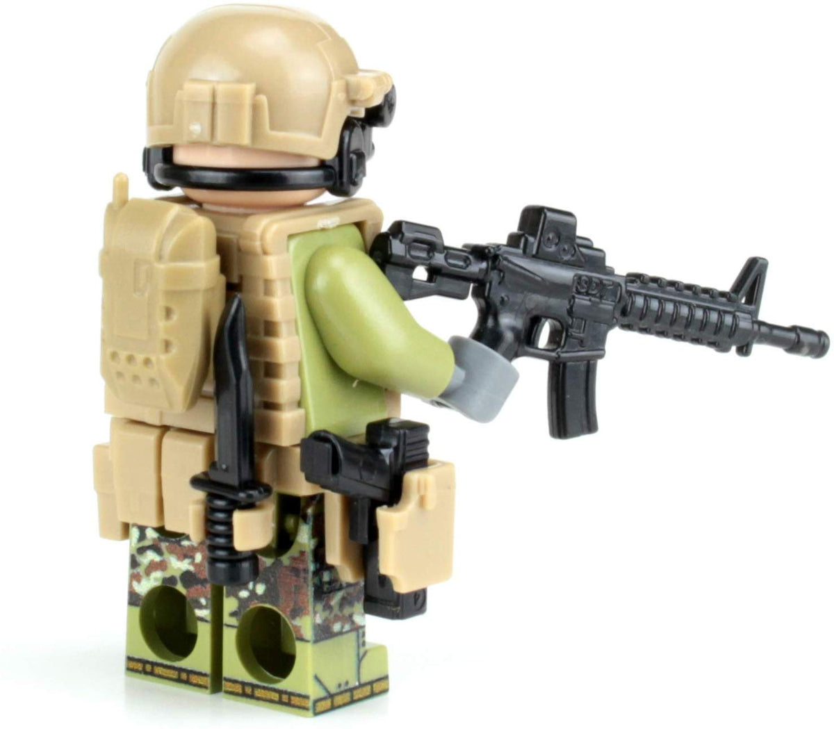 Modern British SAS Commando - Custom Military Minifig – The Brick Show Shop