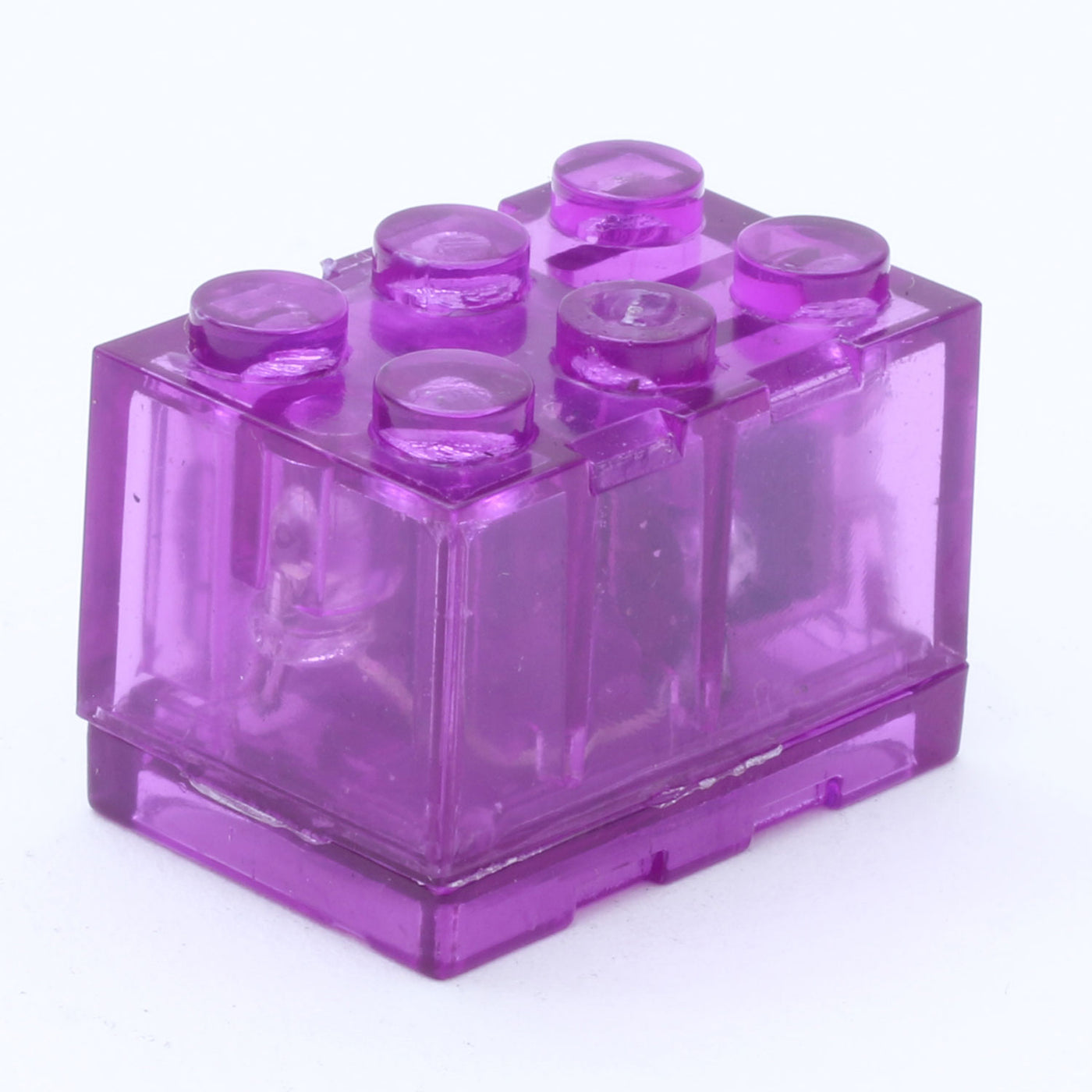 Purple Light-Up 2x3 Brick (Purple Light) - Compatible w/ LEGO – The ...
