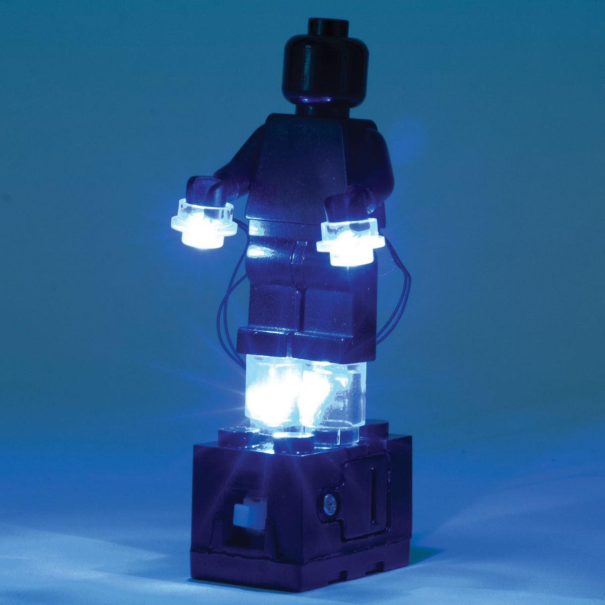 Super Hero Lights (Blue) for LEGO Minifigures – The Brick Show Shop