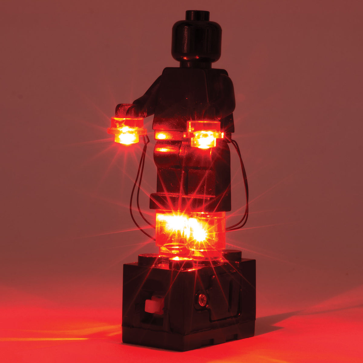 Super Hero Lights (Red) for LEGO Minifigures – The Brick Show Shop